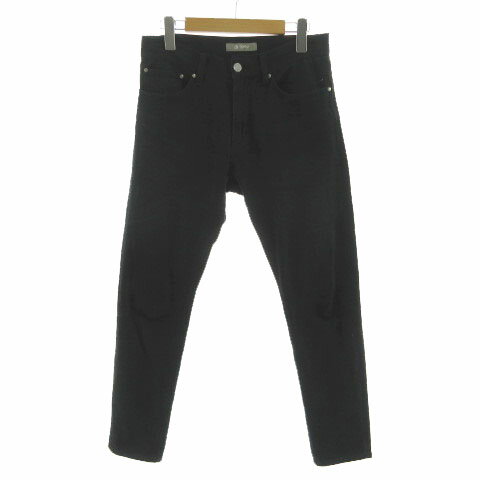 【中古】ナノ&コー nano&co ジーンズ デニム スリム ストレッチ コットン混 ネイビー 濃紺 S メンズ 【ベクトル 古着】 240930ブランドナノ&コー nano&co表記サイズs実寸サイズウエスト：約70cm　もも幅：約26-...