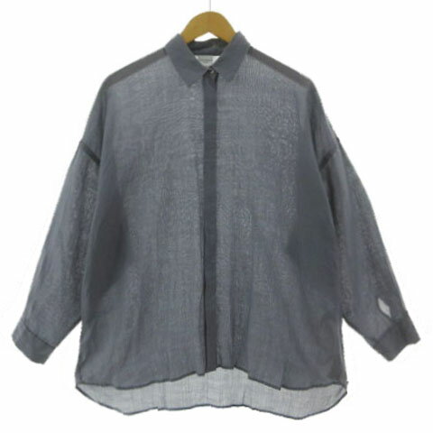 【中古】アーバンリサーチ ドアーズ URBAN RESEARCH DOORS ラミーワイドシャツ DR05-23M507 長袖 グレー系 One レディース 【ベクトル 古着】 251005ブランドアーバンリサーチ ドアーズ URBAN R...