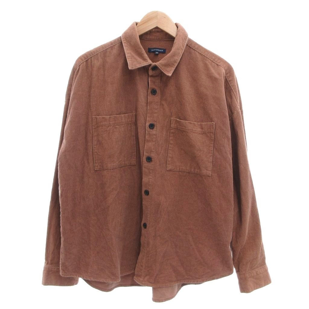 【中古】アーバンリサーチ URBAN RESEARCH シャツ 38 茶 ブラウン コーデュロイ 長袖 パッチポケット /ML ■ECF004 メンズ 【ベクトル 古着】 260416ブランドアーバンリサーチ URBAN RESEARCH表...