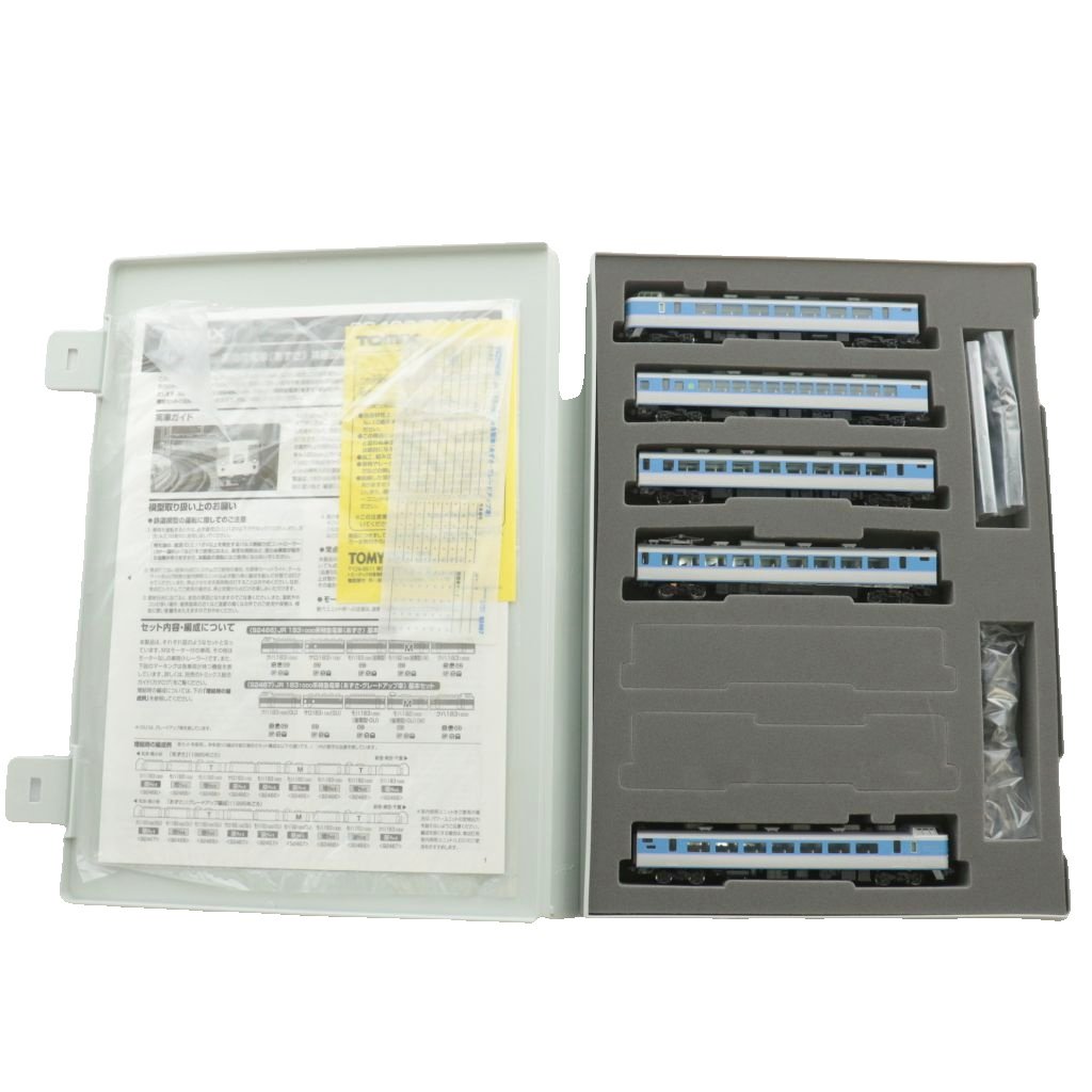 【中古】トミックス TOMIX 92467 JR 183-1000系特急電車 あずさ グレードアップ車 基本セット 5両セット 鉄道模型 グレー 青 ブルー /XZ ■GY18 その他 【ベクトル 古着】 251027実寸サイズ-　色グレー...