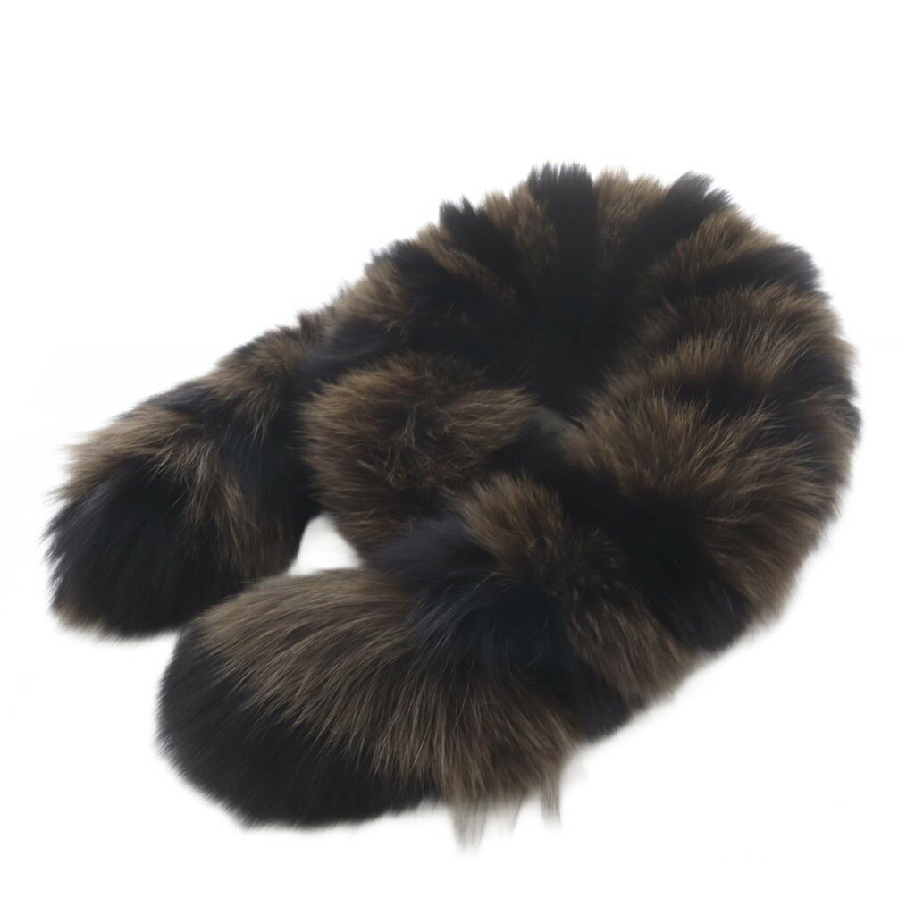 【中古】ノーブランド ティペット フォックスファーマフラー 毛皮 ブラウン 茶色 ブラウン /SR ■ レディース 【ベクトル 古着】 260424表記サイズサイズなし（実寸サイズをご確認下さい）実寸サイズ全長（フリンジ含まず）：110cm...