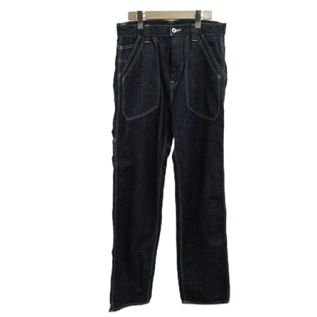 【中古】ハイロック HIGH ROCK デニムペインターパンツ ジーンズ 30 インディゴ ブルー 長ズボン /PP ■GY12表記サイズ30実寸サイズウエスト：約78cm　もも幅：約30cm　裾幅：約22cm　股上：約34cm　股下：約8...