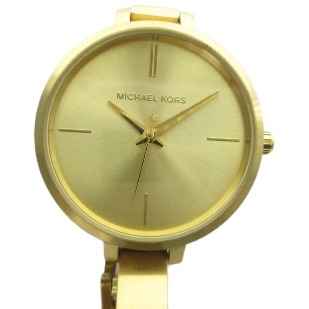 【中古】マイケルコース MICHAEL KORS ジャンク品 MK-3546 腕時計 ウォッチ クォーツ ロゴ ゴールド色 ■GY11 /MQ レディース 【ベクトル 古着】 260703ブランドマイケルコース MICHAEL KORS表記...