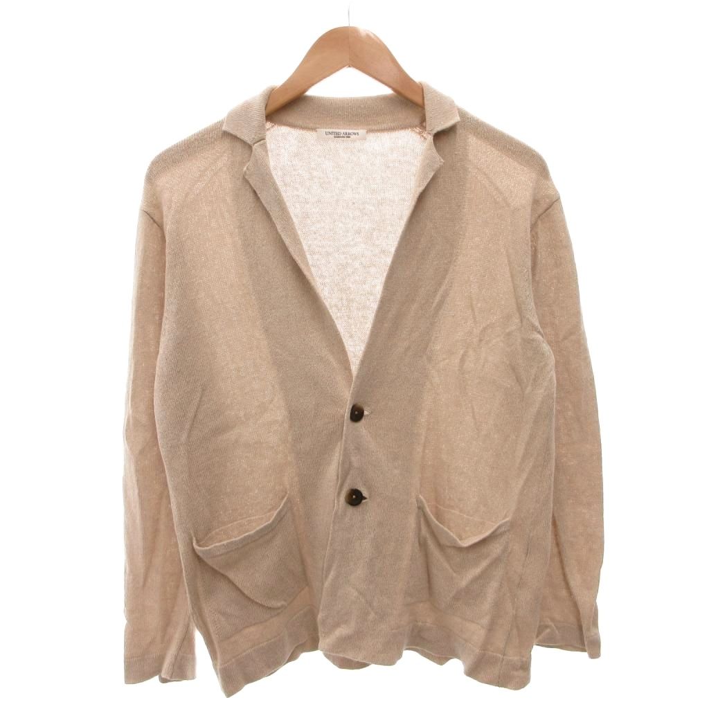【中古】ユナイテッドアローズ UNITED ARROWS コットンリネン カーディガン 2B S アイボリー /FF メンズ 【ベクトル 古着】 260323ブランドユナイテッドアローズ UNITED ARROWS表記サイズS実寸サイズ肩幅...
