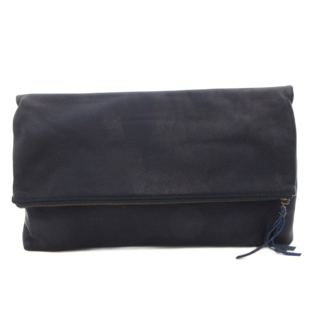 【中古】ミスターオリーブ MR.OLIVE クラッチバッグ ショルダー 2way フラップ レザー 青 ブルー /FF 【ベクトル 古着】 260316ブランドミスターオリーブ MR.OLIVE実寸サイズヨコ：38cm　タテ：23cm　マチ...