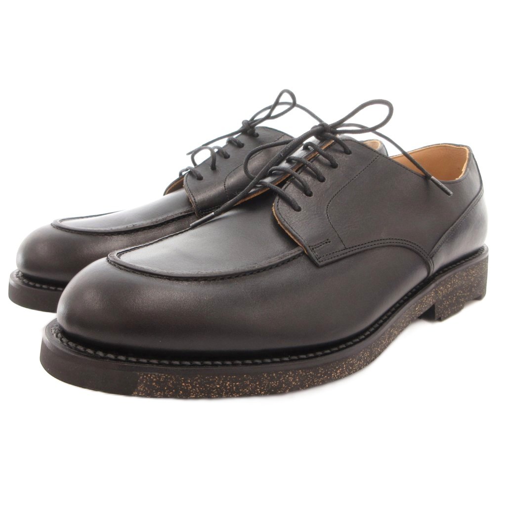 【中古】スコッチグレイン SCOTCH GRAIN Uチップダービーシューズ ビジネス 革靴 レザー レースアップ 25 1/2 黒 ブラック 89 /FF メンズ 【ベクトル 古着】 260828ブランドスコッチグレイン SCOTCH G...