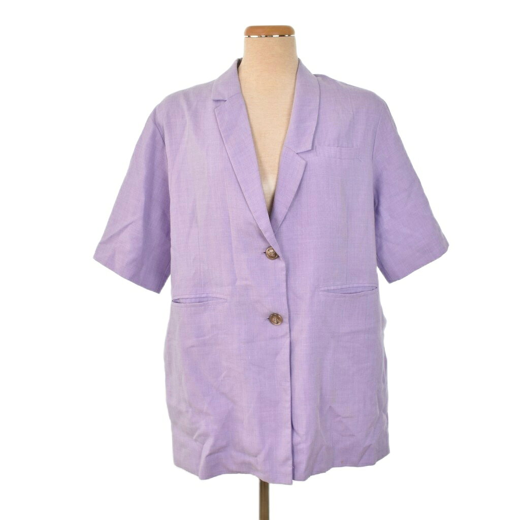 【中古】アメリヴィンテージ Ameri VINTAGE LIGHT HALF SLEEVE SHIRT JACKET ジャケット 半袖 F 紫 パープル ■SH ■FY レディース 【ベクトル 古着】 251214ブランドアメリヴィンテージ...