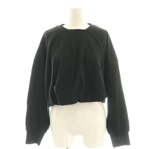 【中古】リムアーク rim.ark 24SS Balloon sweat tops スウェット トレーナー プルオーバー クロップド F ブラック /CX ■OS レディース 【ベクトル 古着】 251226ブランドリムアーク rim.ar...