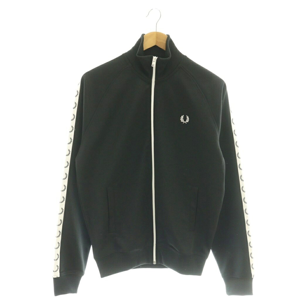 【中古】フレッドペリー FRED PERRY Taped Track Jacket トラックジャケット ブルゾン S ブラック J4620 /DF ■OS メンズ 【ベクトル 古着】 251226ブランドフレッドペリー FRED PERRY...