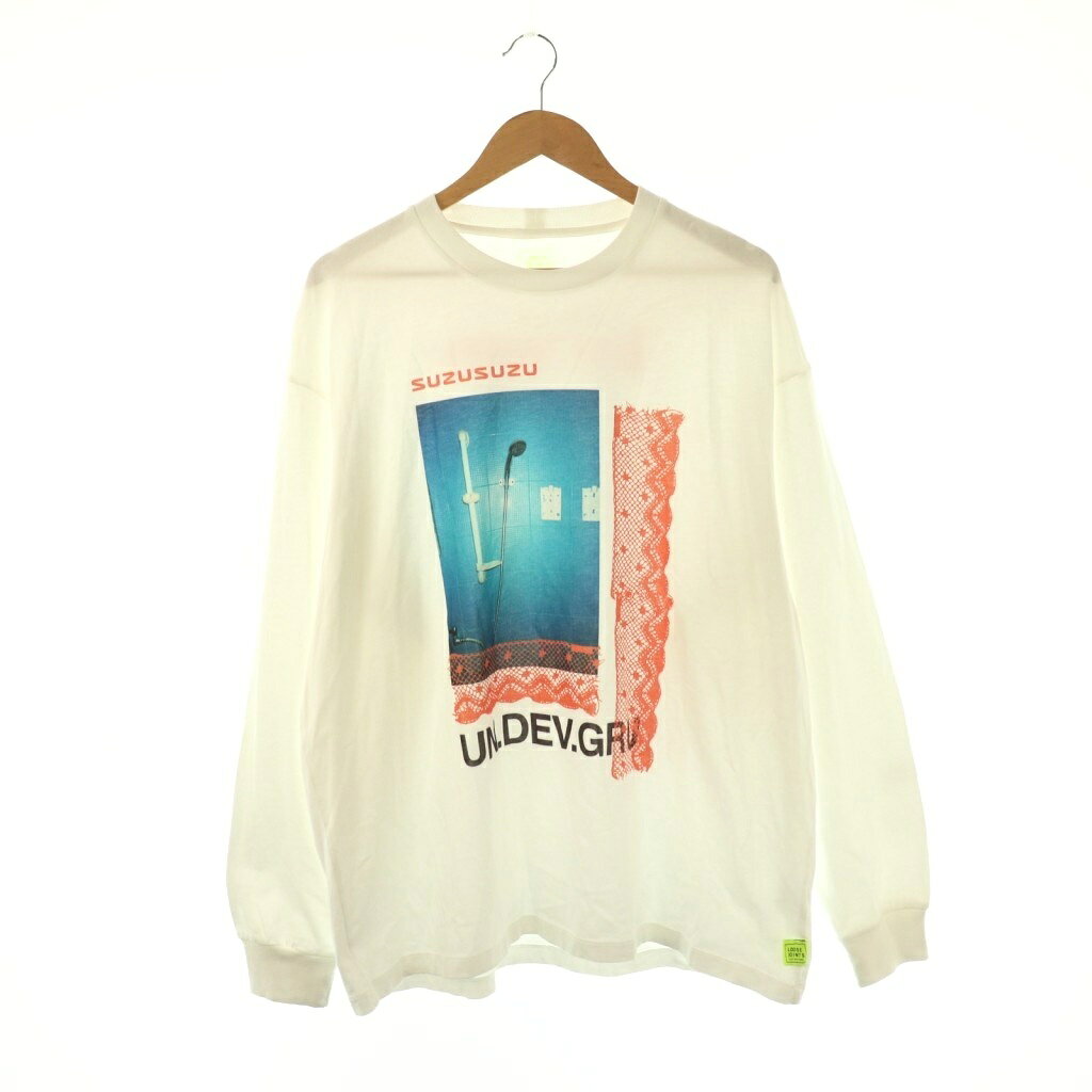 【中古】ルーズジョインツ LOOSEJOINTS プリントカットソー Tシャツ 長袖 コットン XL 白 /NR ■OS ■SH メンズ 【ベクトル 古着】 260115表記サイズXL実寸サイズ肩幅：57cm　身幅：62.5cm　着丈：72...