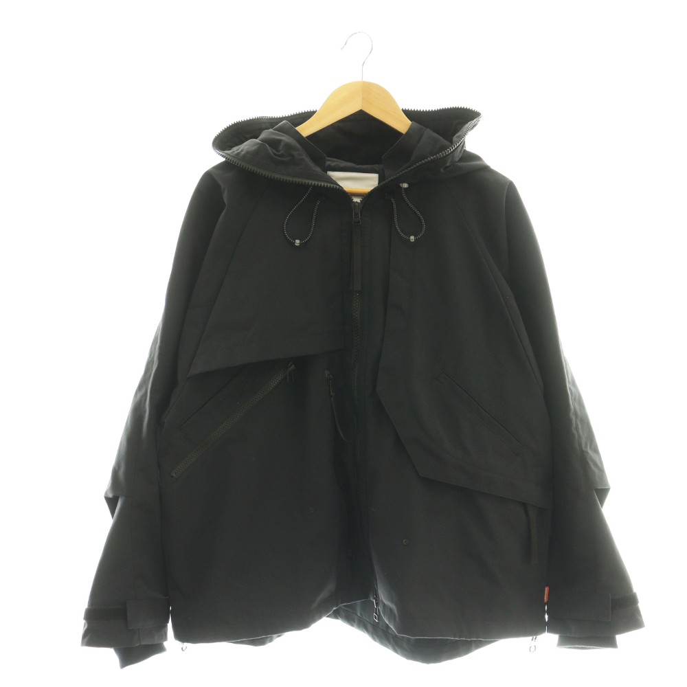 【中古】グーピーメイド GOOPiMADE Fermion-G Mountain Parkaジャケット アウター 1 ブラック G7-1K /CX ■OS ■AD メンズ 【ベクトル 古着】 260126表記サイズ1実寸サイズ身幅：62cm...