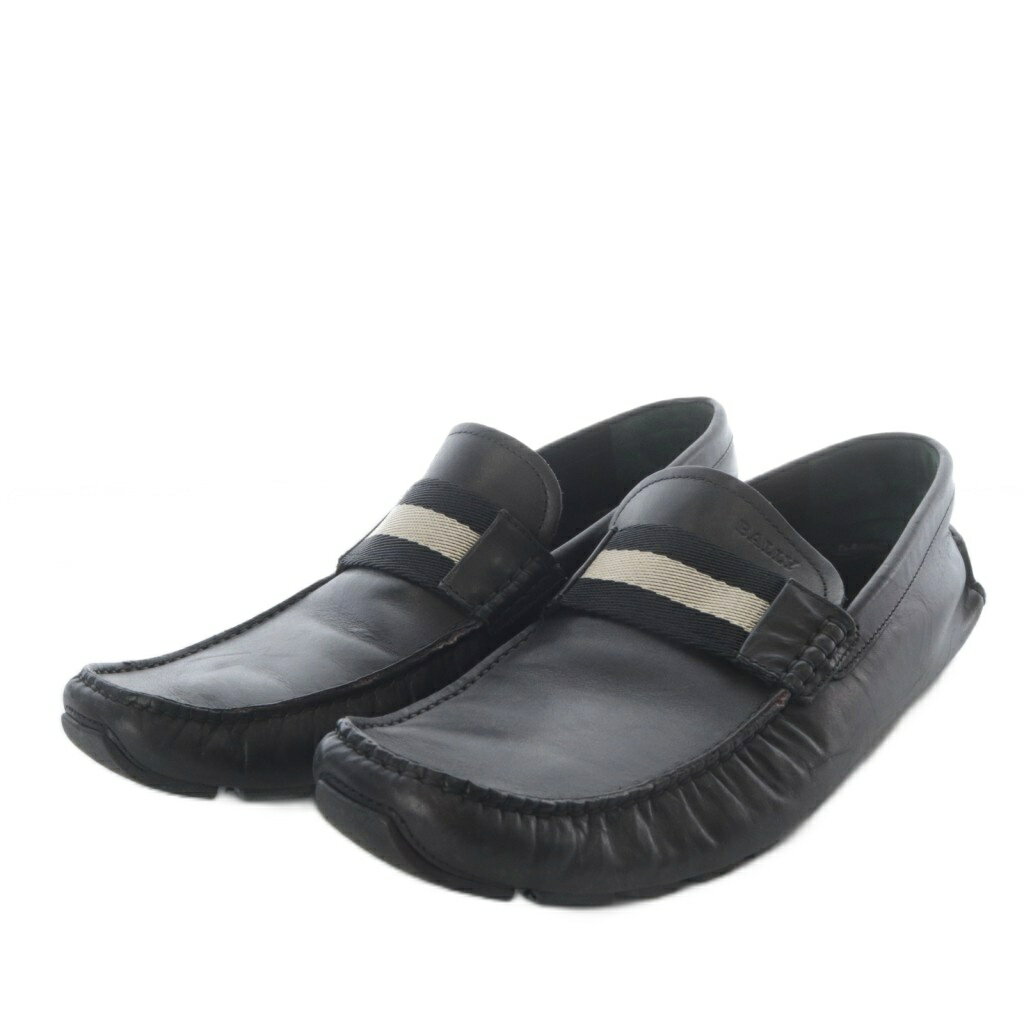 【中古】バリー BALLY WALDAN ドライビングシューズ スリッポン レザー 8.5 ブラック /YO24 メンズ 【ベクトル 古着】 260126ブランドバリー BALLY表記サイズ8.5実寸サイズ最大幅：9.5cm　アウトソール：...