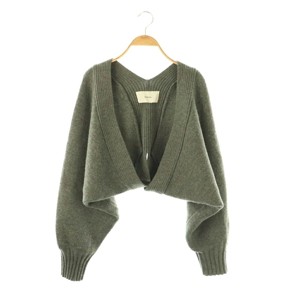 【中古】トゥデイフル TODAYFUL Doubleface Sleeve Knit ニット ボレロ F グレー /CX ■OS レディース 【ベクトル 古着】 260207ブランドトゥデイフル TODAYFUL表記サイズF実寸サイズ着丈：...