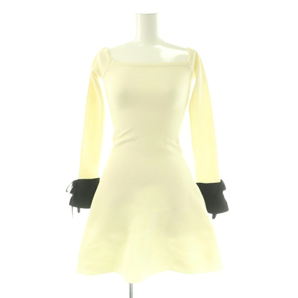 【中古】ダーリッチ Darich 24AW オフショルフレアニットミニワンピース F アイボリー /DF ■OS レディース 【ベクトル 古着】 260204ブランドダーリッチ Darich表記サイズF実寸サイズ身幅：31cm　着丈：70c...