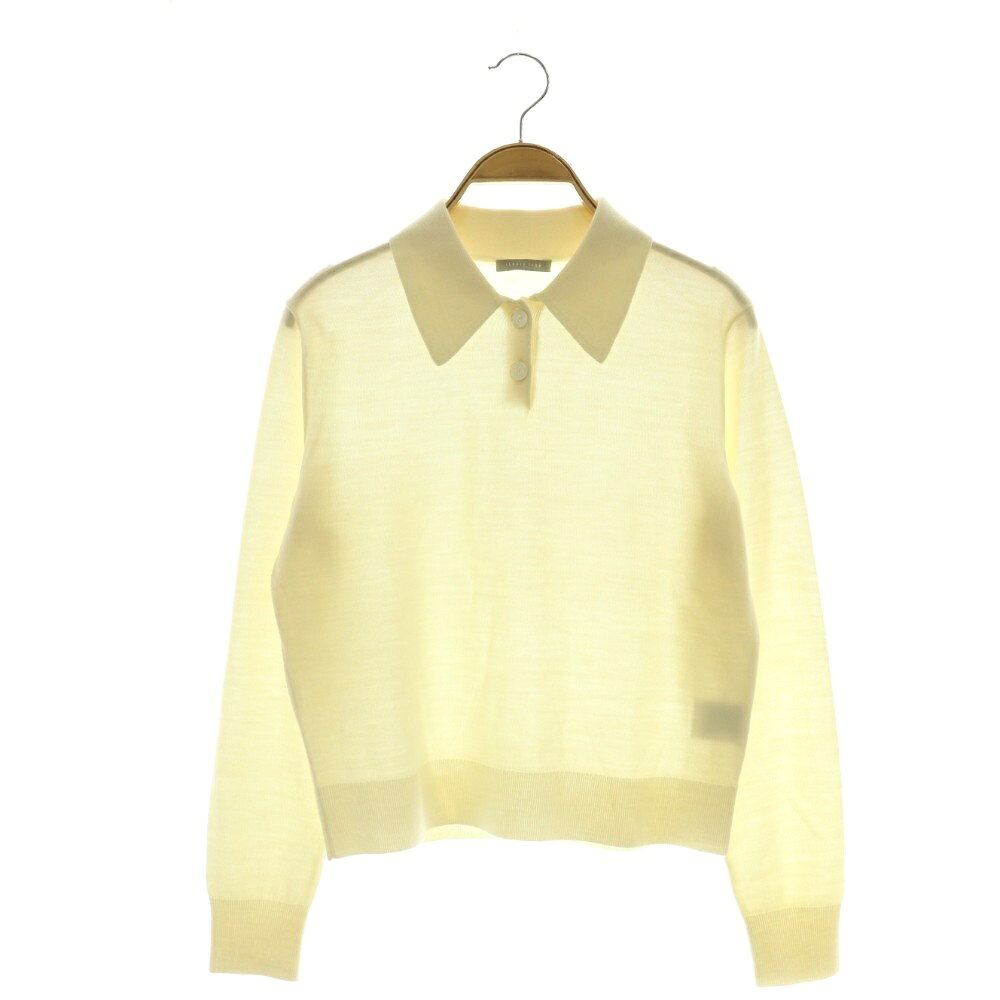 【中古】セオリーリュクス theory luxe 24AW DENEB FANNY ニット カットソー プルオーバー ステンカラー ウール 38 アイボリー /CX ■OS レディース 【ベクトル 古着】 260221ブランドセオリーリュク...