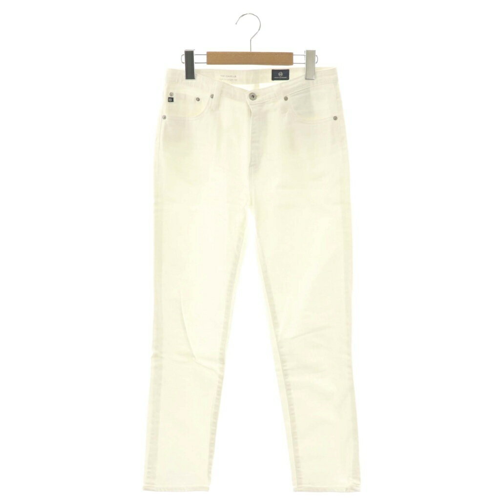 【中古】エージー AG ホワイトパンツ ジッパーフライ 26 ホワイト /DO ■OS ■SH レディース 【ベクトル 古着】 260306ブランドエージー AG表記サイズ26実寸サイズウエスト：70cm　もも幅：25cm　裾幅：16cm　...