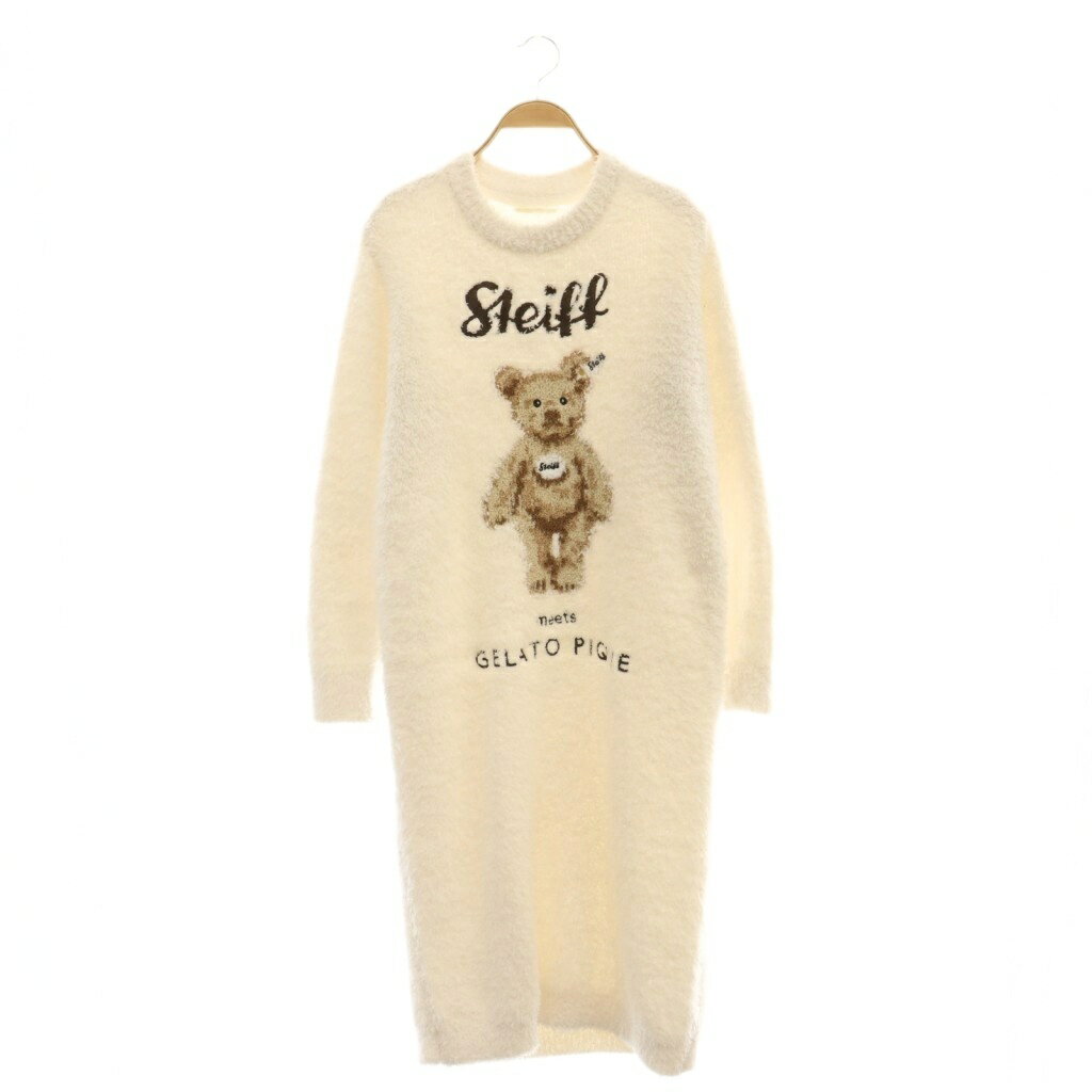 【中古】ジェラートピケ gelato pique 24年 Jamesジャガードワンピース プルオーバー ルームウエア F 白 /CX ■OS レディース 【ベクトル 古着】 260428ブランドジェラートピケ gelato pique表記サ...