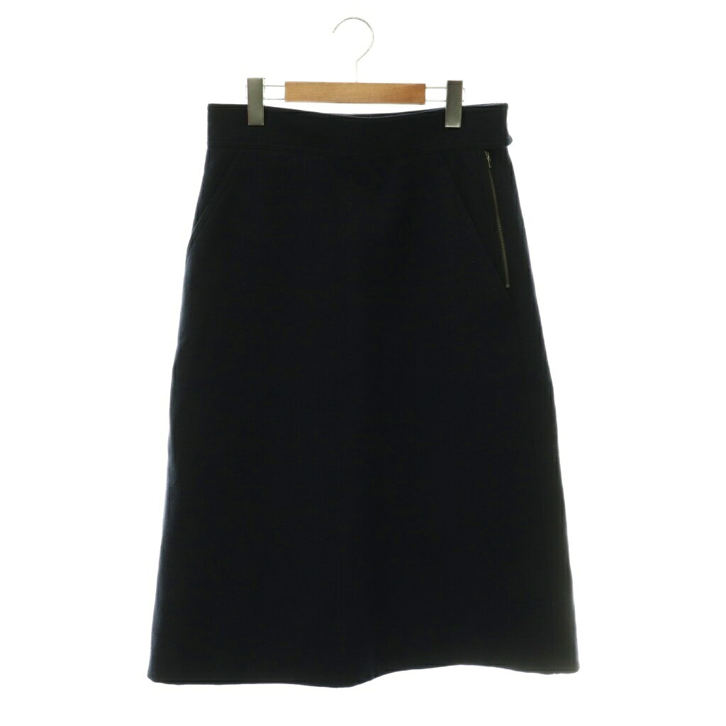 【中古】マーガレットハウエル MHL. 25AW LIGHT WOOL MELTON SKIRT ロングスカート 台形 3 ネイビー /ES ■OS レディース 【ベクトル 古着】 260608ブランドマーガレットハウエル MHL.表記サイ...