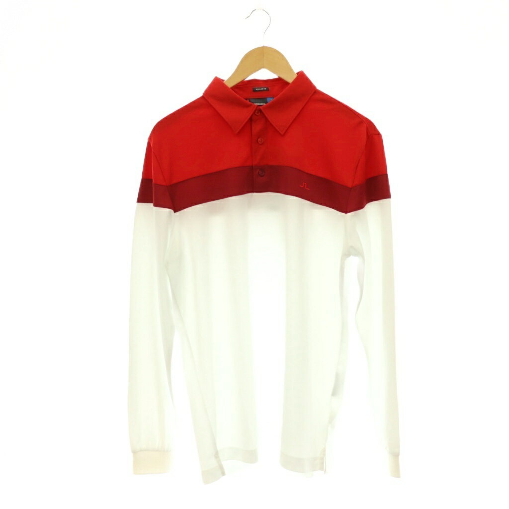 【中古】ジェイリンドバーグ J.LINDEBERG コンプレッションインナーシャツ ゴルフウェア カットソー M レッド ホワイト /ES ■OS メンズ 【ベクトル 古着】 260619ブランドジェイリンドバーグ J.LINDEBERG表...