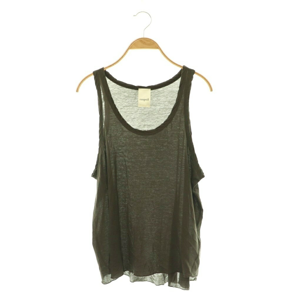 【中古】ラスパイユ raspail MUSE de Deuxieme Classe別注 26SS Layered ノースリーブトップス タンクトップ F ダークブラウン /ES ■OS レディース 【ベクトル 古着】 260619表記サイズ...