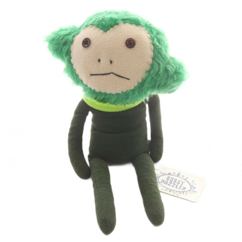 【中古】ボビーダズラー Bobby Dazzler サル ぬいぐるみ 緑 グリーン /SR ■SH レディース 【ベクトル 古着】 260624表記サイズサイズなし（実寸サイズをご確認下さい）実寸サイズタテ×41cm　ヨコ×23cm　色緑 ...