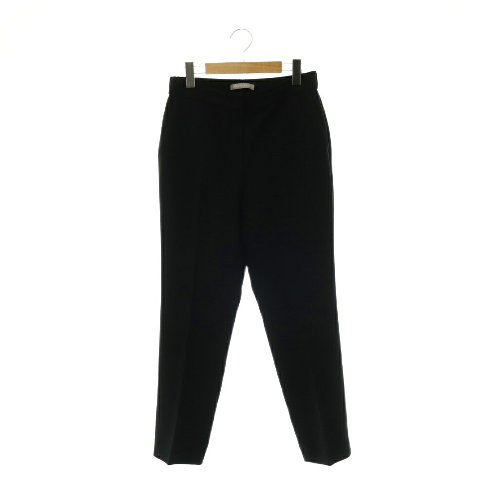 【中古】セオリーリュクス theory luxe 25SS Carol Luve ドレープスリムテーパードパンツ スラックス センタープレス 40 黒 ブラック /HS ■OS レディース 【ベクトル 古着】 260630ブランドセオリーリ...