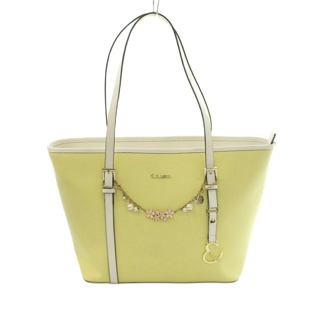 【中古】サマンサ＆シュエット samantha&chouette トートバッグ フェイクレザー 黄色 イエロー /MI ■OS レディース 【ベクトル 古着】 260715ブランドサマンサ＆シュエット samantha&chouette表記...