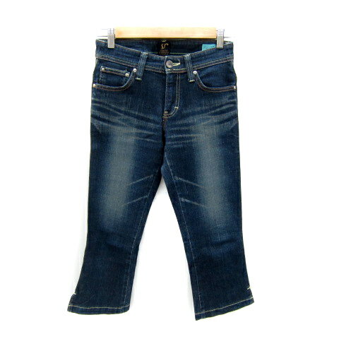 【中古】サムシング something デニムパンツ ジーンズ サブリナパンツ 七分丈 XS 紺 ネイビー /SY21 レディース 【ベクトル 古着】 250425ブランドサムシング something表記サイズXS ※実寸サイズをご確認く...
