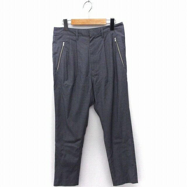 【中古】B&Y ユナイテッドアローズ BEAUTY&YOUTH ビューティー&ユース パンツ ジップポケット ロング 無地 シンプル S グレー /FT8 レディース 【ベクトル 古着】 200821 ブランド古着ベクトルプレミアム店ブラン...