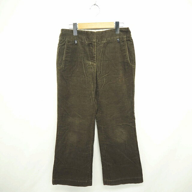 【中古】アーバンリサーチ URBAN RESEARCH パンツ コーデュロイ ストレート ジップフライ 無地 シンプル 38 緑 カーキ /TT10 レディース 【ベクトル 古着】 201218 ブランド古着ベクトルプレミアム店ブランドアー...