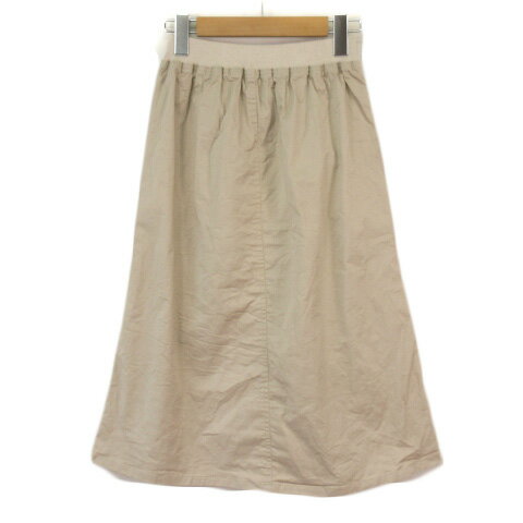 【中古】コムサデモード COMME CA DU MODE BLANC D'OEUF スカート フレア ツイル コットン M ベージュ レディース 【ベクトル 古着】 220508ブランドコムサデモード COMME CA DU MODE表記サ...