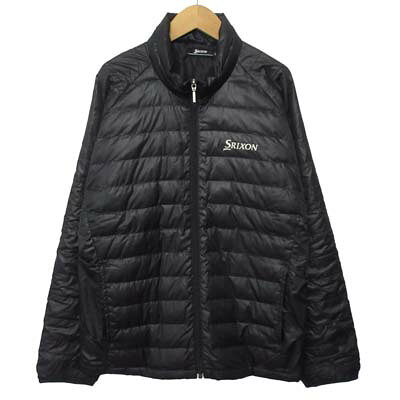 【中古】スリクソン SRIXON ゴルフ ジャケット ダウン M 黒 メンズ 【ベクトル 古着】 260906ブランドスリクソン SRIXON表記サイズM実寸サイズ身幅：53cm　着丈：66cm　ゆき丈：84cm　　素材表地、裏地、袖・脇切...