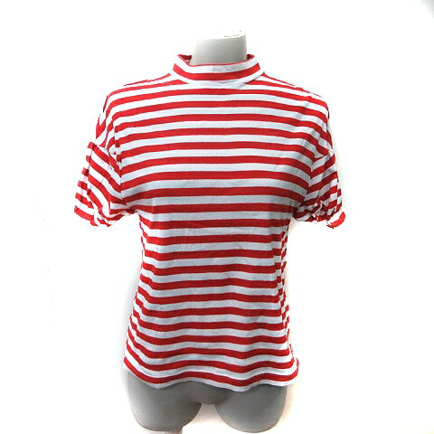 【中古】ドット&ストライプス チャイルドウーマン Dot&Stripes CHILD WOMAN カットソー ボーダー 半袖 F 赤 レッド /YI レディース 【ベクトル 古着】 260216ブランドドット&ストライプス チャイルドウーマ...