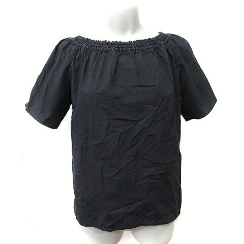 【中古】N.Natural Beauty Basic N.ナチュラルビューティーベーシック シャツ ブラウス プルオーバー 半袖 M 黒 ブラック /YI レディース 【ベクトル 古着】 260216ブランドN.Natural Beauty...