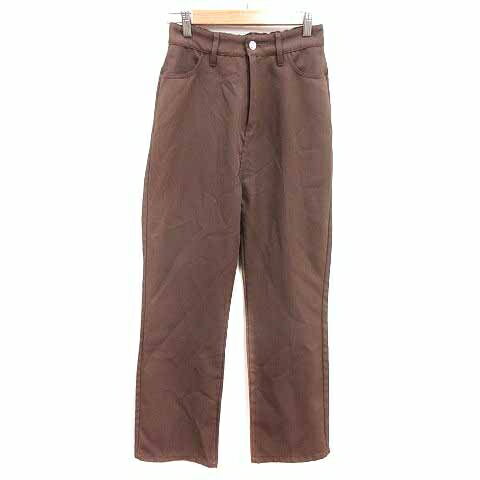 【中古】カスタネ Kastane スラックスパンツ F 茶 ブラウン /YK レディース 【ベクトル 古着】 250313ブランドカスタネ Kastane表記サイズF（日本サイズフリーサイズ）実寸サイズウエスト：約55〜cm　もも幅：約27...