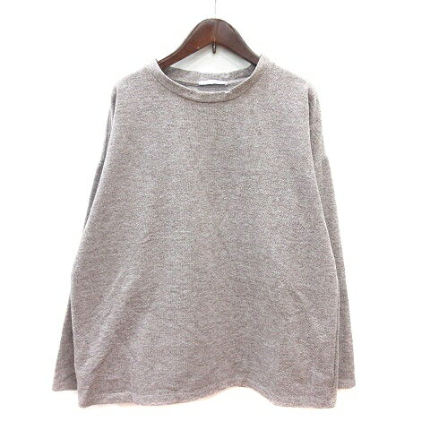 【中古】ザラ ZARA カットソー クルーネック 長袖 起毛 M 茶 ブラウン /MN レディース 【ベクトル 古着】 260220ブランドザラ ZARA表記サイズEUR M（日本サイズM相当）実寸サイズ身幅：約55cm　着丈：約62cm　...