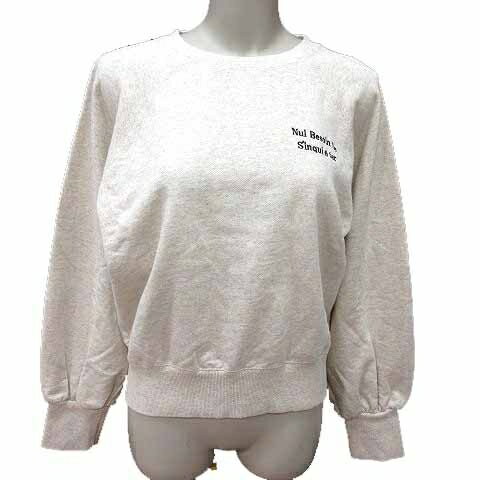 【中古】ローリーズファーム LOWRYS FARM トレーナー スウェット 長袖 F アイボリー 白 ホワイト /YK レディース 【ベクトル 古着】 260210ブランドローリーズファーム LOWRYS FARM表記サイズF（日本サイズフ...