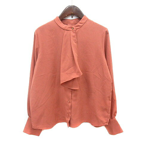 【中古】N.Natural Beauty Basic N.ナチュラルビューティーベーシック ブラウス 長袖 フリル M 茶 テラコッタ /MN レディース 【ベクトル 古着】 260605ブランドN.Natural Beauty Basic...