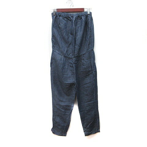 【中古】ロンハーマン Ron Herman パンツ サロペット ベアトップ 麻混 リネン混 S 紺 ネイビー /YI レディース 【ベクトル 古着】 260611ブランドロンハーマン Ron Herman表記サイズS実寸サイズ腰から胸当て：...