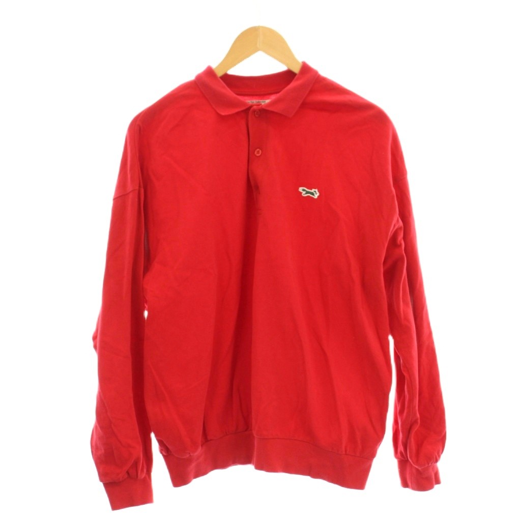 【中古】タウンクラフト TOWNCRAFT ザフォックスコレクション The Fox Collection ポロシャツ F 赤 レッド 長袖 ポロ襟 ロゴ刺繍 /LP ■GY58 メンズ 【ベクトル 古着】 260129ブランドタウンクラフ...