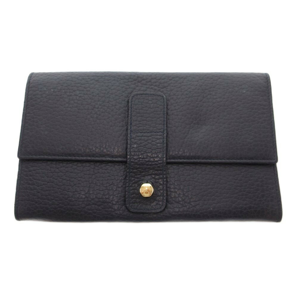 【中古】バリー BALLY 長財布 紺 ネイビー シボ加工 ベルトデザイン ゴールド金具 /SX ■GY59 レディース 【ベクトル 古着】 260417ブランドバリー BALLY実寸サイズヨコ：20cm　タテ：13cm　マチ：2cm　　色...