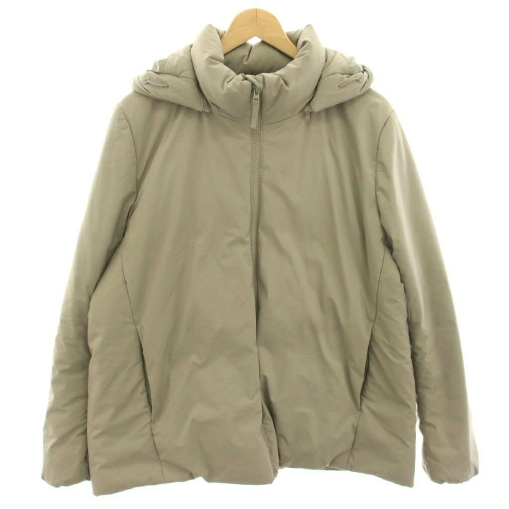 【中古】ユニクロ UNIQLO ハイブリッドダウンパーカ ダウンジャケット ジップアップ XL グレー 211-420251 /HN ■ECB003 レディース 【ベクトル 古着】 260403ブランドユニクロ UNIQLO表記サイズXL実...