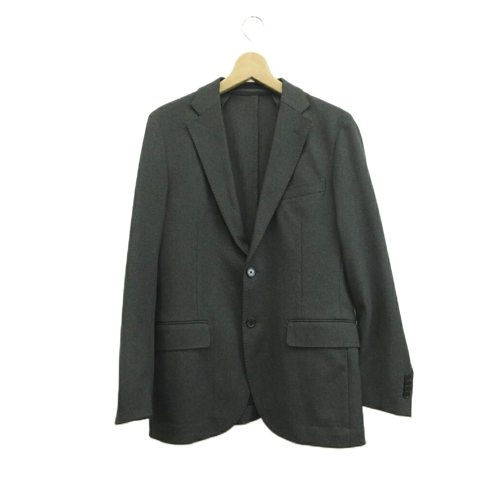 【中古】MACKINTOSH PHILOSOPHY TROTTER ジャケット 上着 40R チャコールグレー 無地 ノッチドラペル 長袖 /RY ■ECA004 メンズ 【ベクトル 古着】 260416表記サイズ40R実寸サイズ肩幅：44...
