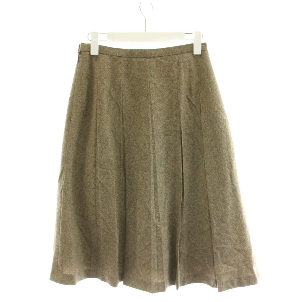 【中古】ジョルジュレッシュ GEORGES RECH フレアスカート ひざ丈 40 ベージュ /AN74 ■ECA005 レディース 【ベクトル 古着】 260512表記サイズ40実寸サイズウエスト：約66cm　ヒップ：約88cm　スカート...