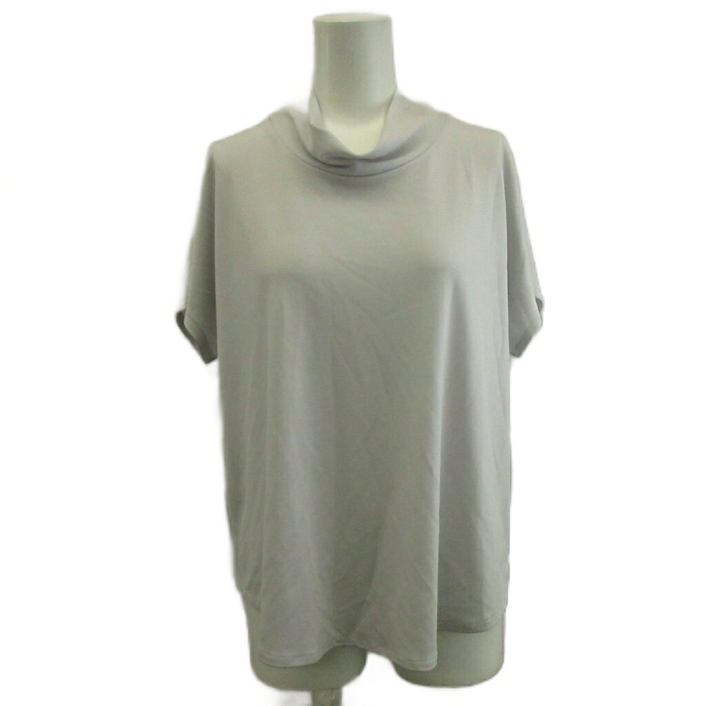 【中古】ユナイテッドアローズ A DAY IN THE LIFE UNITED ARROWS カットソー ブラウス ライトグレー ドレープネック 半袖 無地 /KK ■ECC005 レディース 【ベクトル 古着】 260527ブランドユナイ...