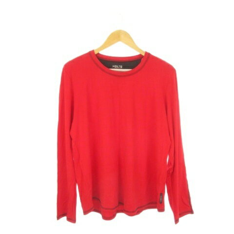 【中古】クリッツィア KRIZIA PER TE AKTIVE by KRIZIA カットソー 27 赤 レッド 無地 ラウンドネック 長袖 /CK18 ■ECC005 レディース 【ベクトル 古着】 260526ブランドクリッツィア KR...