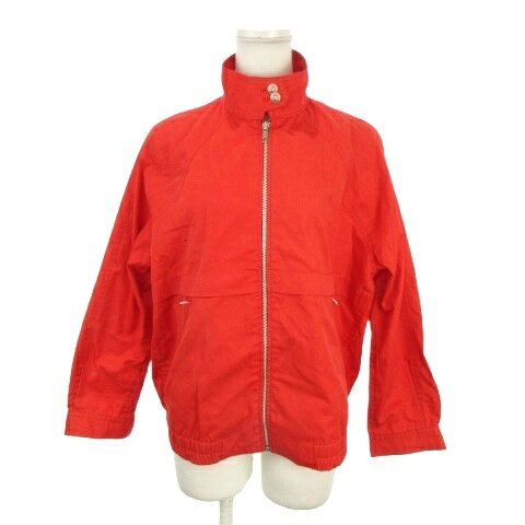 【中古】アーノルドパーマー Arnold Palmer ジャケット 上着 9-2 赤 レッド 無地 スタンドカラー 長袖 /MN31 ■ECB005 レディース 【ベクトル 古着】 260601ブランドアーノルドパーマー Arnold Pa...