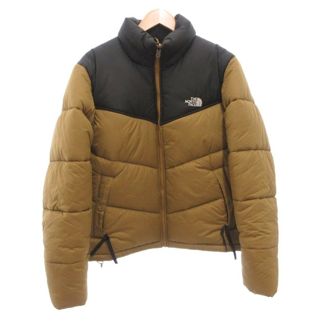 【中古】ザノースフェイス THE NORTH FACE ジャケット ブルゾン 中綿 ロゴ刺繍 ジップアップ M 茶 ブラウン /FF ■ECD005 メンズ 【ベクトル 古着】 260610ブランドザノースフェイス THE NORTH FA...