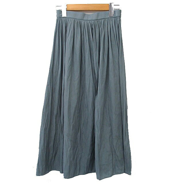 【中古】ナチュラルビューティーベーシック NATURAL BEAUTY BASIC フレア スカート ロング シンプル M グレー 灰 /KT10 ■ECA006 レディース 【ベクトル 古着】 260612ブランドナチュラルビューティーベ...