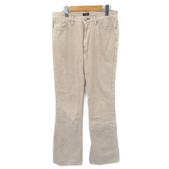 【中古】サムシング something EDWIN コーデュロイ パンツ ブーツカット ロング ジップフライ M ベージュ 薄茶 /TT ■ECA006 レディース 【ベクトル 古着】 260613ブランドサムシング something表記...